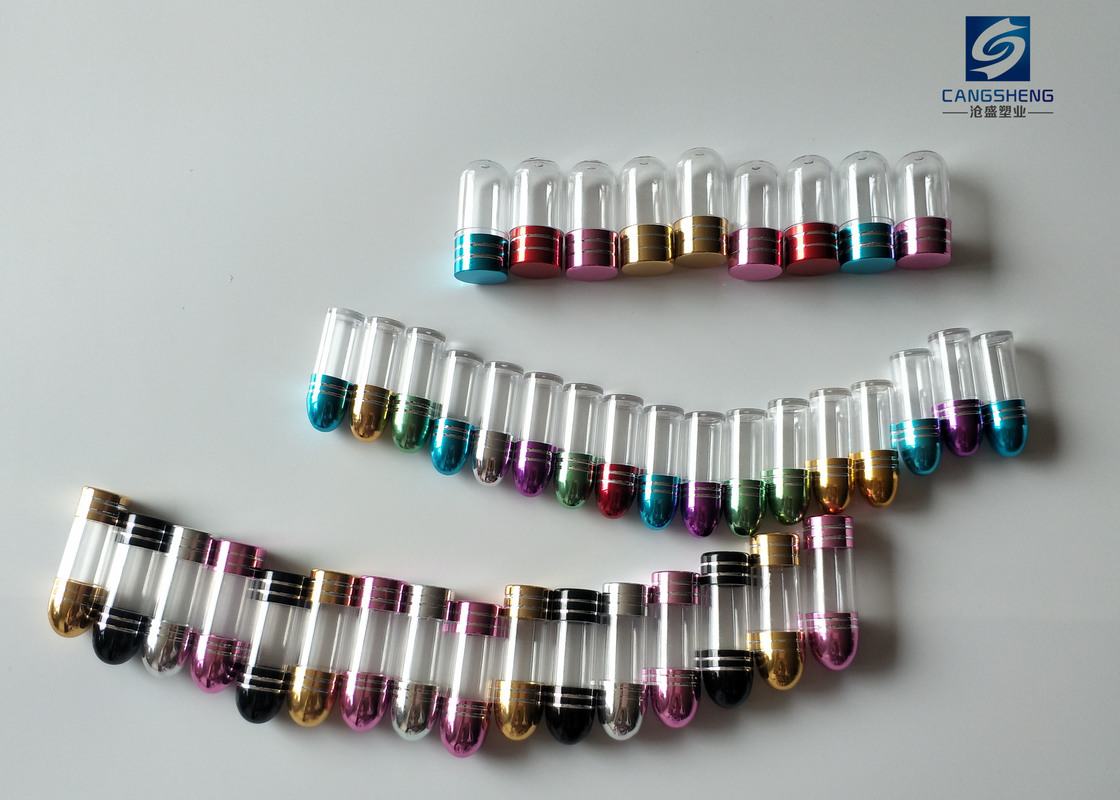 SGS 2g Empty Plastic Pill Bottles Octagonal Blue Rhino Capsules